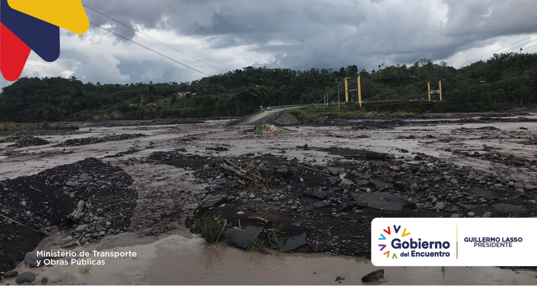 Alto caudal del río Upano interrumpe el paso en la vía Macas – Puyo ...